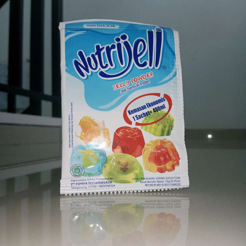 Jual Nutrijell Jelly Powder Plain 10gr - Bubuk Agar Tanpa Warna Tanpa ...