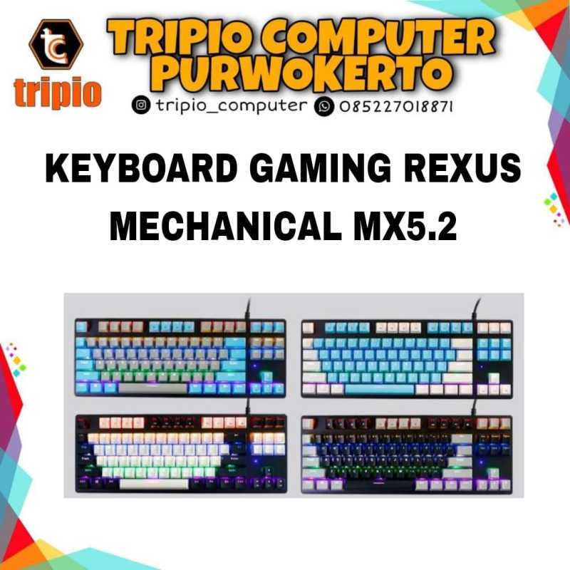 Jual Rexus Keyboard Gaming Mechanical Legionare MX5.2 TKL - SNOWY SW ...