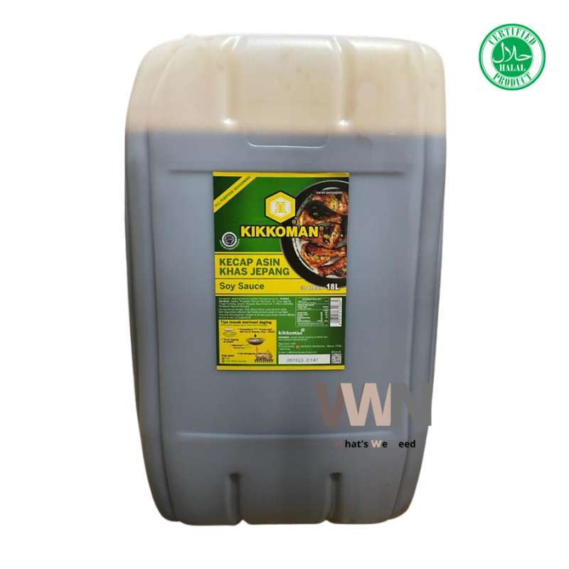 Jual Kikkoman All Purpose Soy Sauce 18 Liter - Kecap Asin Khas Jepang ...