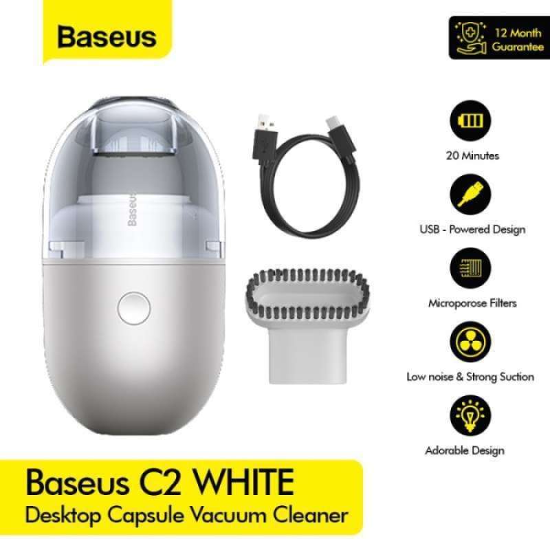 Promo BASEUS C2 Desktop Capsule Vacuum Cleaner Diskon 52% di Seller ...