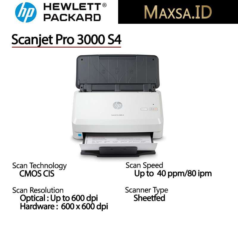 Jual HP ScanJet Pro 3000 s4 Sheet-feed Scanner di Seller Maxsa.ID ...