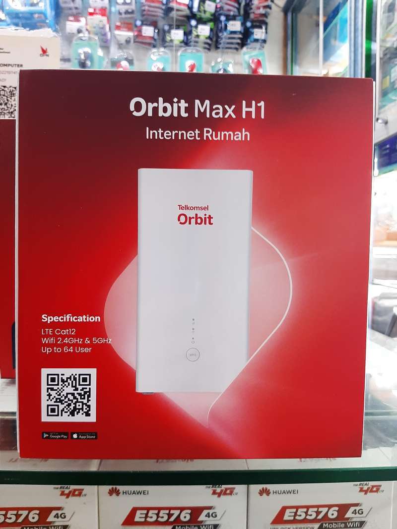 Jual Orbit Max H1 Modem Wifi 4g High Speed Bonus Data Telkomsel Di ...