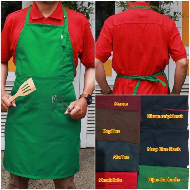 Jual Jual Apron atau Celemek Ukuran Full - Polos Berkualitas di Seller ...