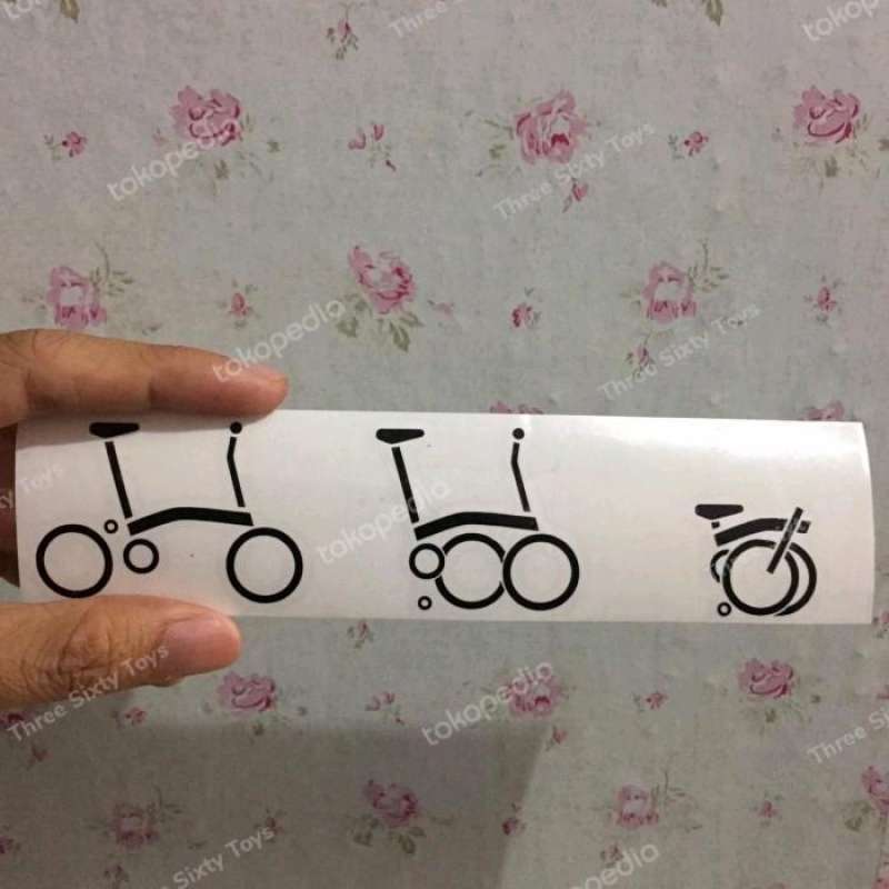 Jual Cutting Sticker Brompton Logo - Gold Di Seller Three Sixty Toys ...