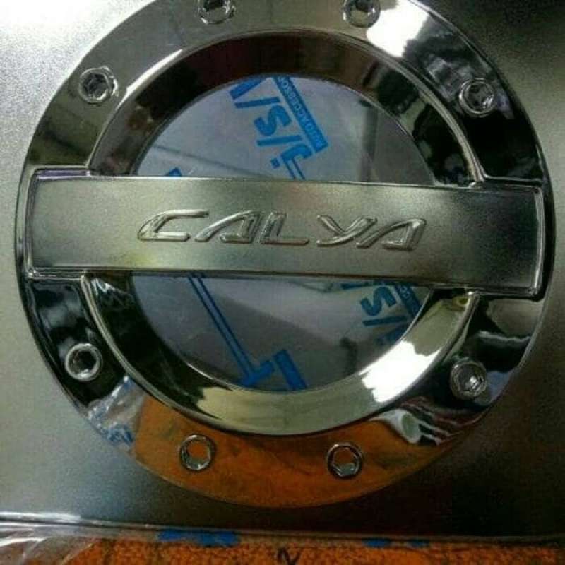 Promo Tank Cover Pelapis Tutup Bensin Tangki Mobil Calya Sporty Chrome ...