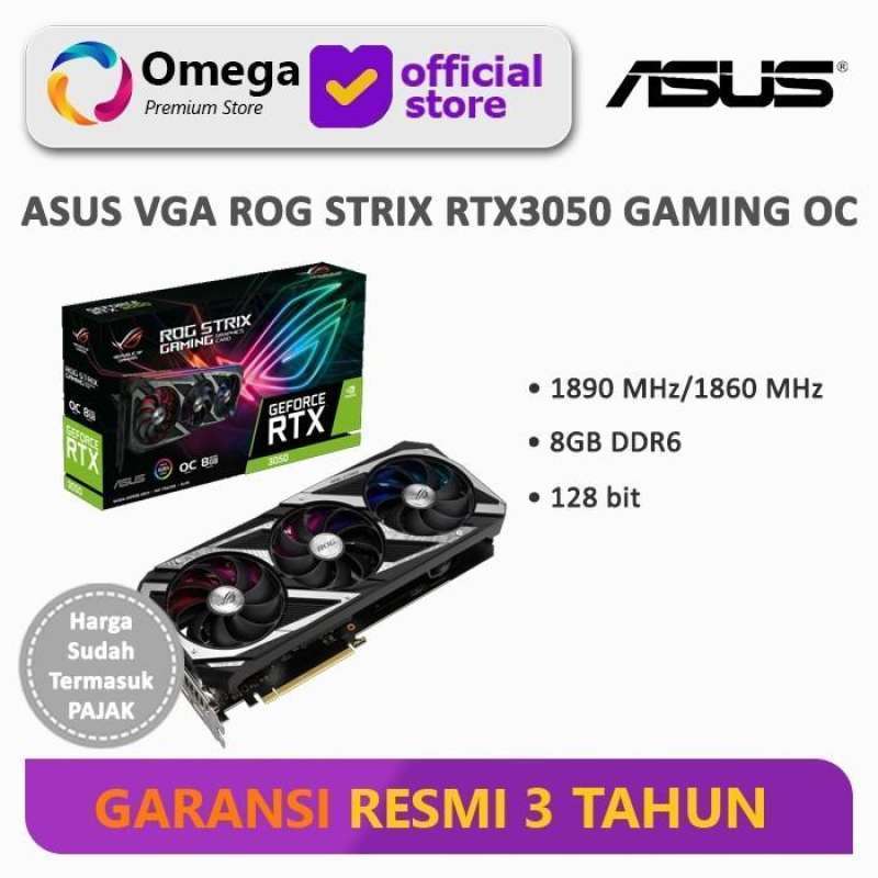Jual Asus Vga Rog Strix Rtx 3050 O8g Gaming Di Seller Nadya_pkustore ...