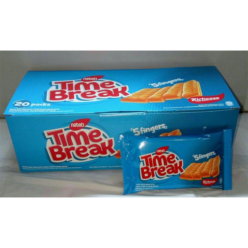 Jual NABATI Time Break Keju Wafer [20 g/ 20 pcs/ box] di Seller 3F ...
