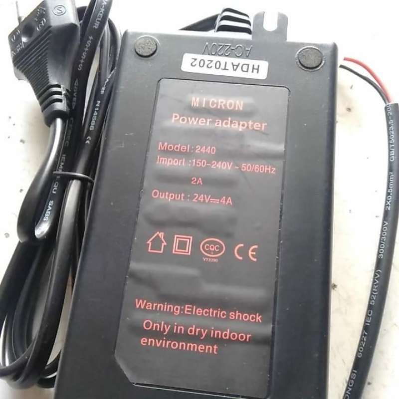 Jual Adaptor Pompa Booster Pump RO 24 Volt 4A (Micron)â (Adaptornya ...