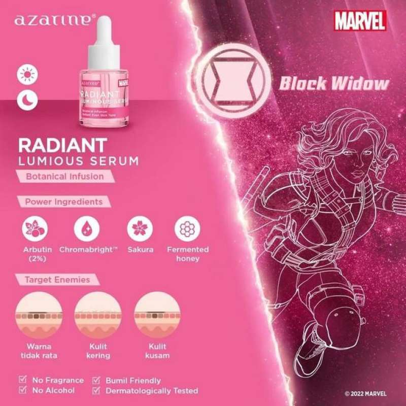 Jual Azarine X Marvel Serum 20ml di Seller Makeupuccino1 Official Store ...