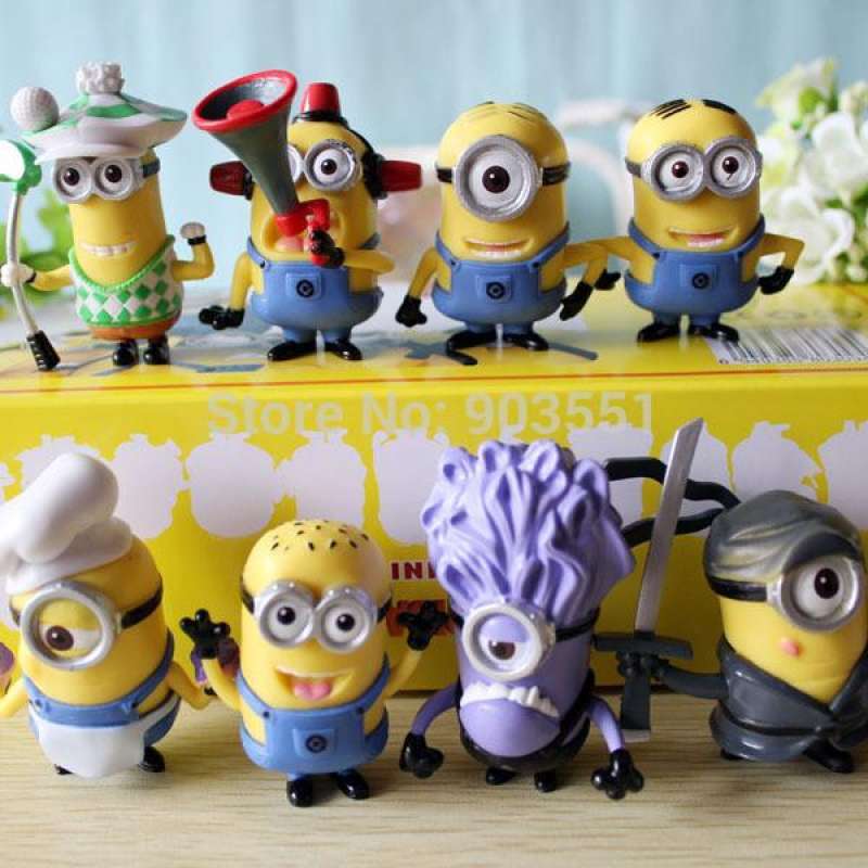 Jual Miniatur minion set isi 8 di Seller Toko dolanan - Kalisari, Kota ...