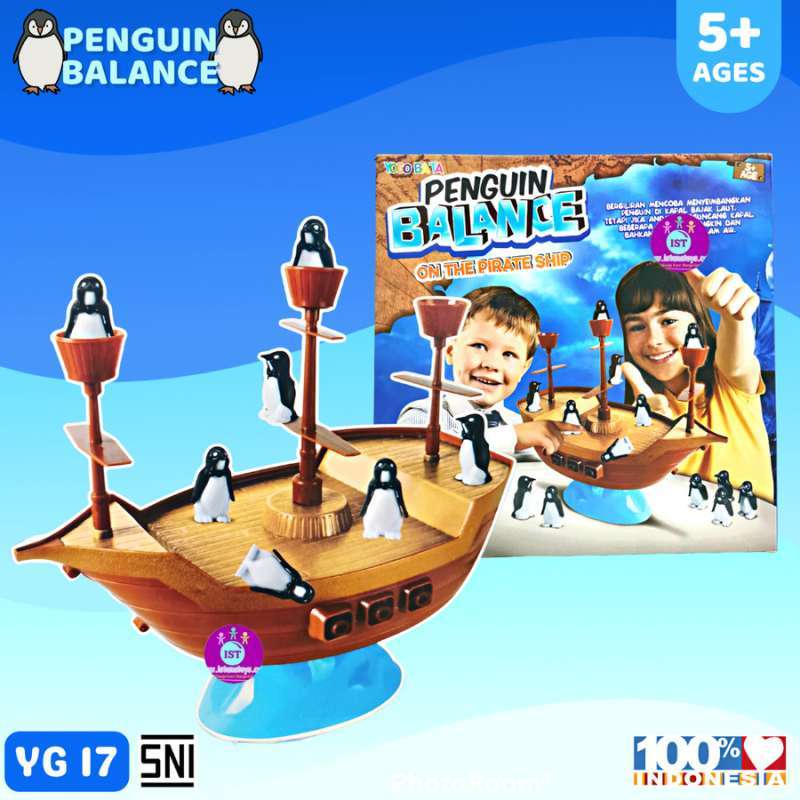 Promo Mainan Family Game Penguin Balance Boat Pirates Balance Kapal ...