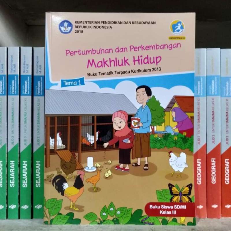 Jual BUKU PAKET TEMATIK SD KELAS 3 TEMA 1 PERTUMBUHAN DAN PERKEMBANGAN MAKH di Seller MOSILY ...