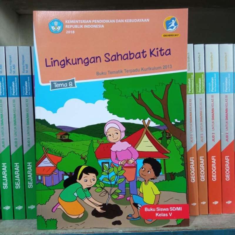 Jual Buku Paket Tematik Sd Kelas 5 Tema 8 Lingkungan Sahabat Kita Di ...