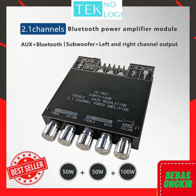 Jual Bluetooth Audio Receiver 5.0 Digital Amplifier Board 50W x 2 ...