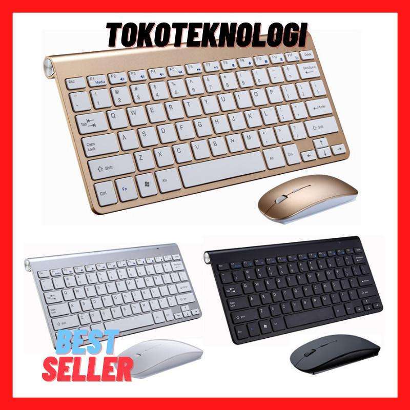 Jual Keyboard Wireless With Mouse Combo 2.4G - JP106 - Black di Seller ...