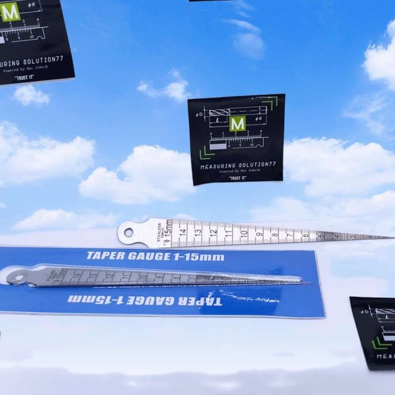 Promo Taper Gauge 15 mm alat ukur inner hole diameter Diskon 27% di ...