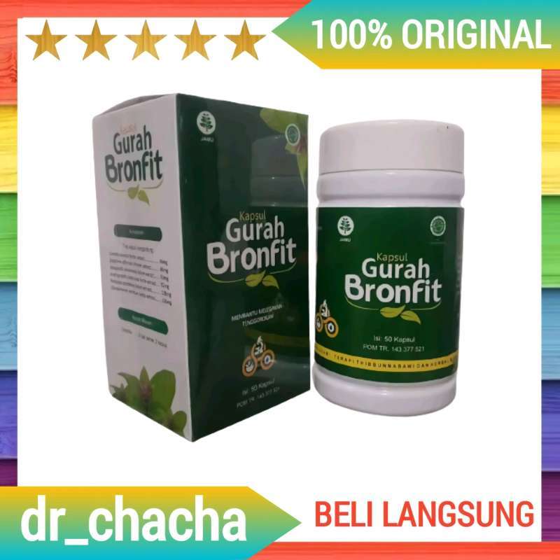 Jual Gurah Bronfit 50 Kapsul BPOM Original Asli Herbal Obat Flu Sesak ...