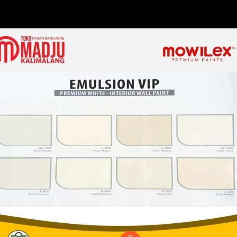 Promo Cat Tembok Mowilex Emulsion Vip Cat Tembok Interior 20l Diskon 32 ...