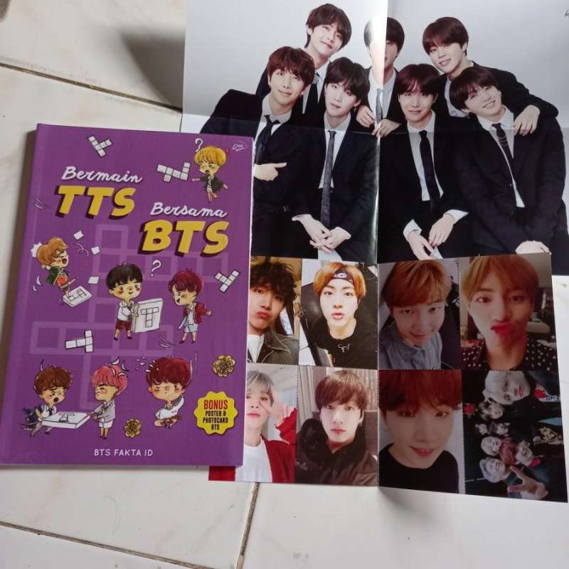 Jual BUKU BERMAIN TTS BARENG BTS. BONUS POSTER DAN PHOTOCARD di Seller ...