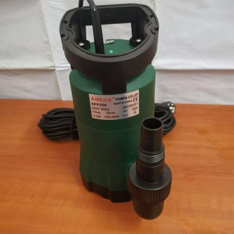Jual POMPA CELUP BODY PLASTIK AIRLUX SPP250 Kolam Ikan 250watt Pompa Kolam di Seller MITRA MAJU ...