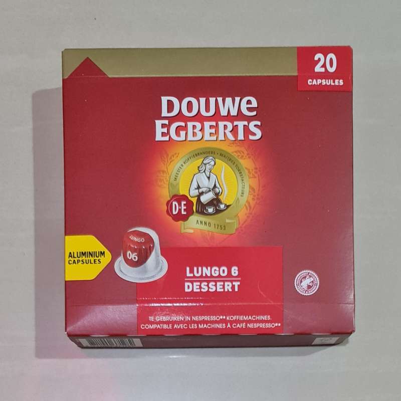 Jual Douwe Egberts Lungo 6 Dessert 20 Aluminium Capsules di Seller ...