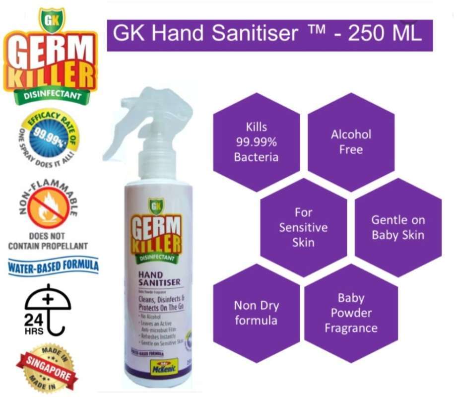 Jual Mr Mckenic Germ Killer Disinfectant Hand Sanitiser 250 ml di Seller Sahabat Horeca ...