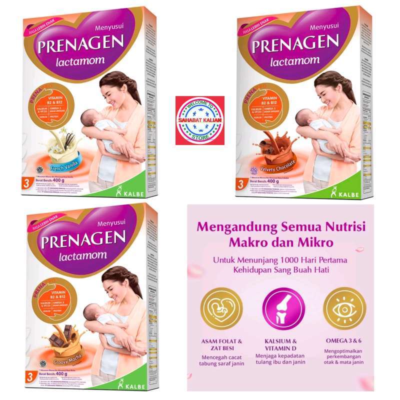 Jual PRENAGEN LACTAMOM 400GR SUSU IBU MENYUSUI - MOKA di Seller SAHABAT ...