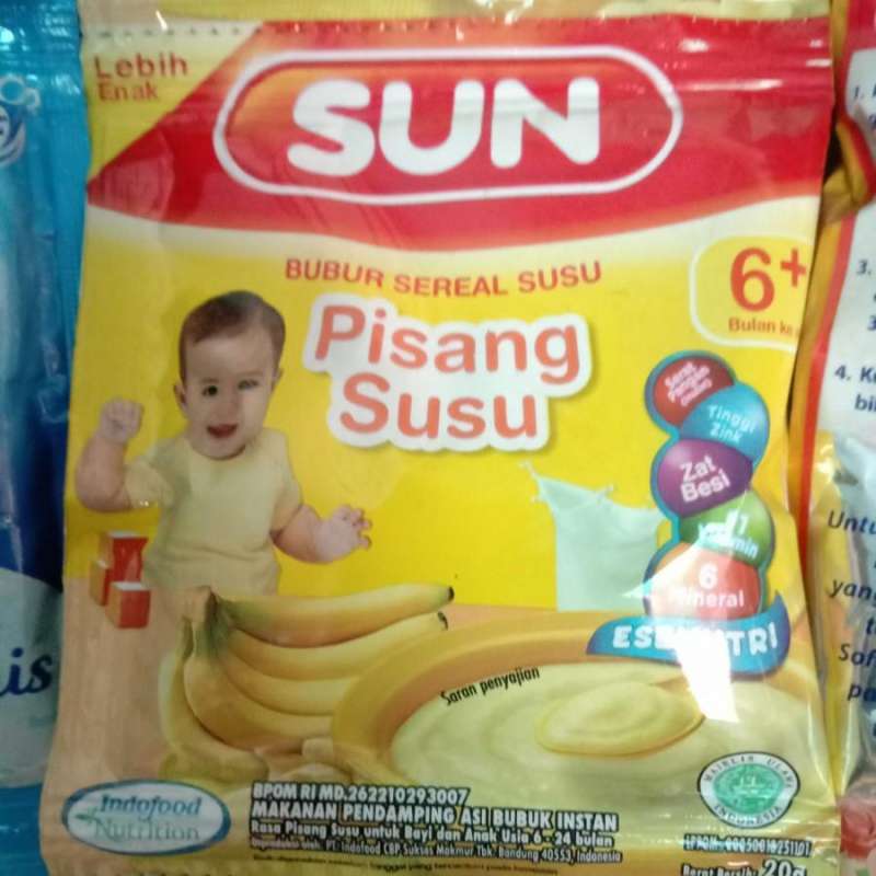 Jual Sun Bubur Sereal Pisang Susu 20g Di Seller Toko Mafia - Rancamulya ...