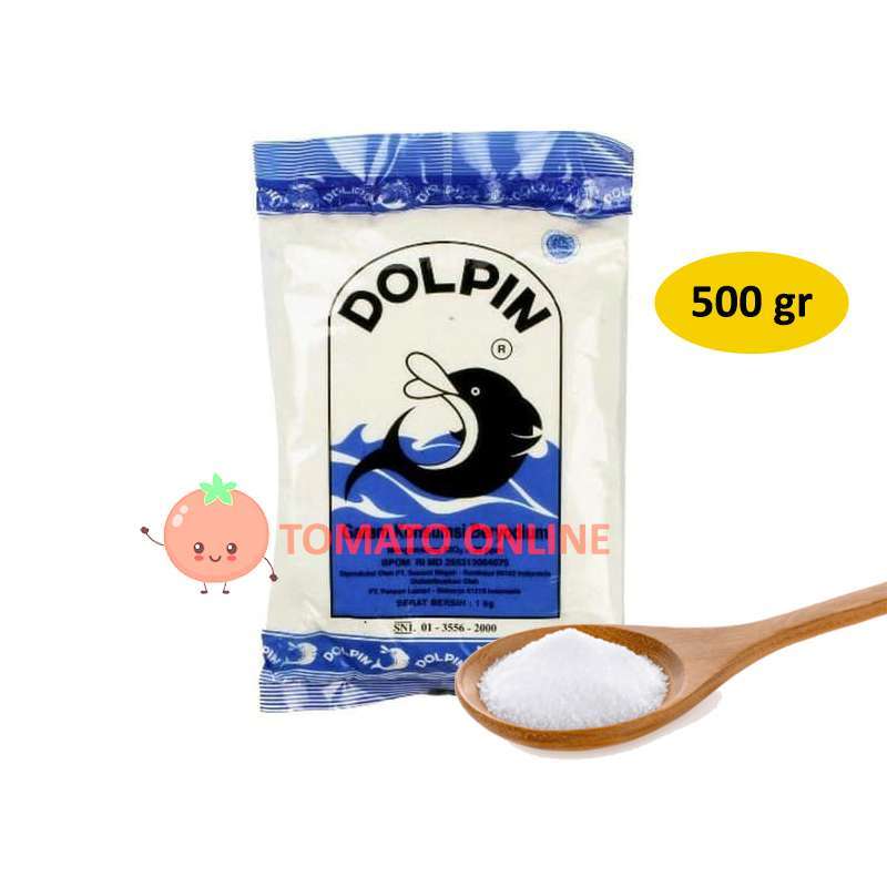 Jual Dolphin / Garam Meja Halus Refill Pouch / 500 gr gram g / 500gr ...