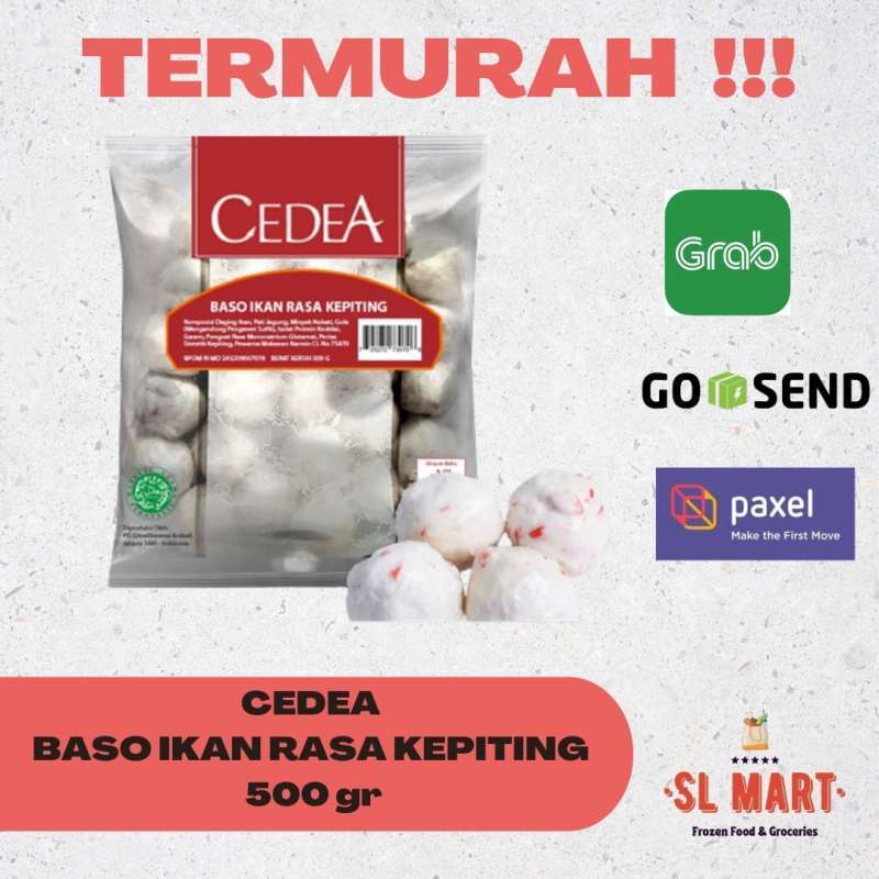 Promo Cedea Baso Ikan Rasa Kepiting | Crab Fishball 500Gr Diskon 13% di ...