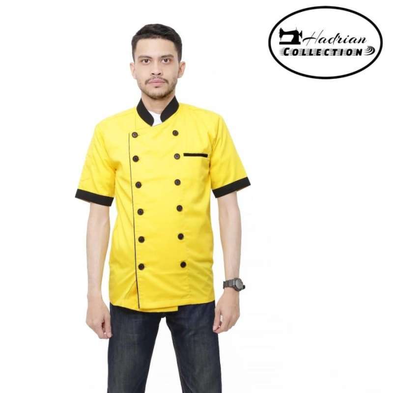 Jual Baju Koki Baju Chef ,uniform Chef Profesional,seragam Chef - Xl ...