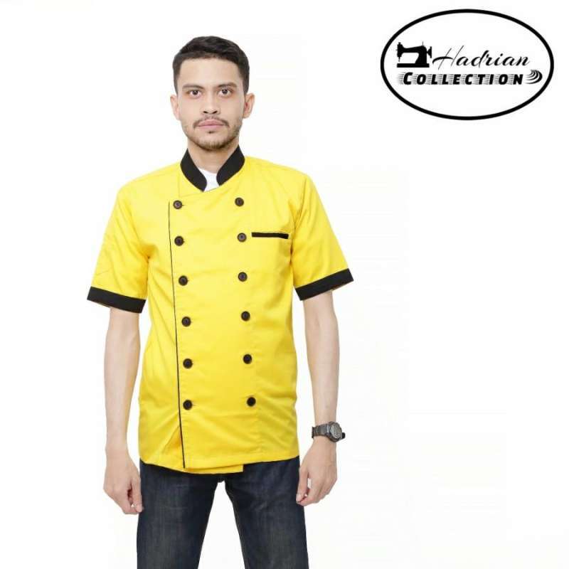 Jual Baju Koki Baju Chef ,uniform Chef Profesional,seragam Chef - Xl ...
