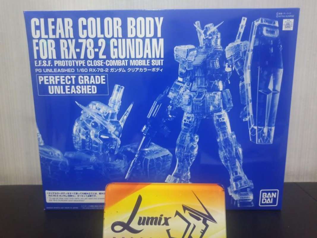 Jual P-Bandai PG 1/60 Clear Color Body Parts for Unleashed RX-78-2 ...