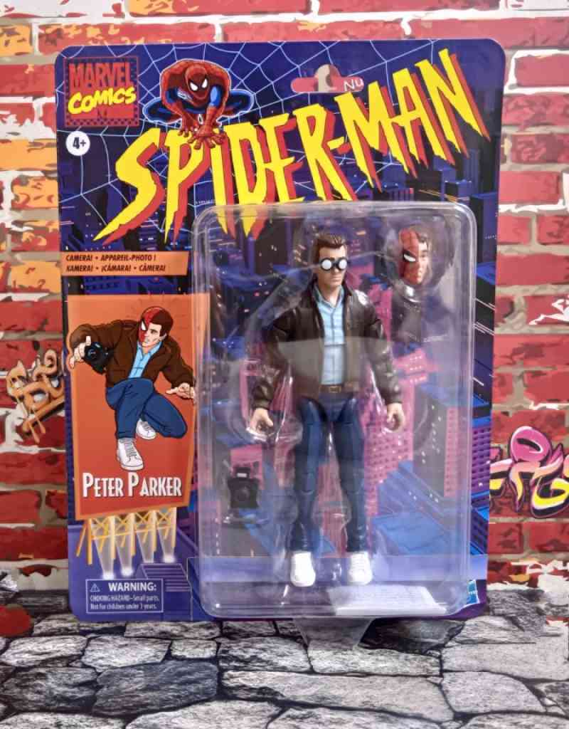 Promo Marvel Legends Peter Parker Spiderman Retro Vintage [ Misb Moc