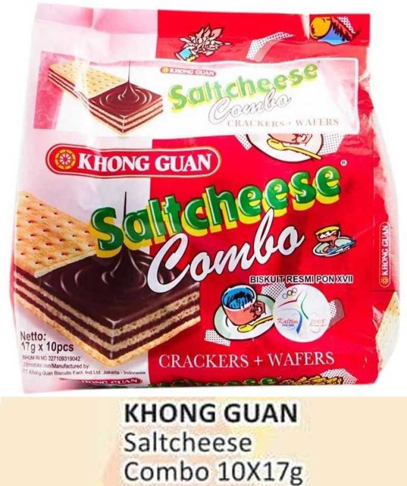Jual Khong Guan Saltcheese Combo 10x17gram 17 gram Sachet Biskuit Wafer ...