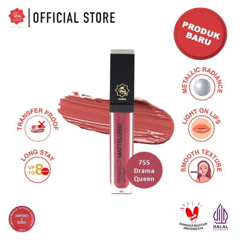 Rekomendasi Varian Viva Queen Perfect Mattelized Lip Cream