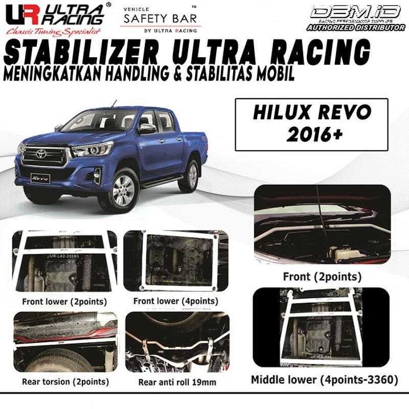 Jual Ultra Racing Stabilizer Toyota Hilux Revo 2016+ - Middle Lower 4p ...