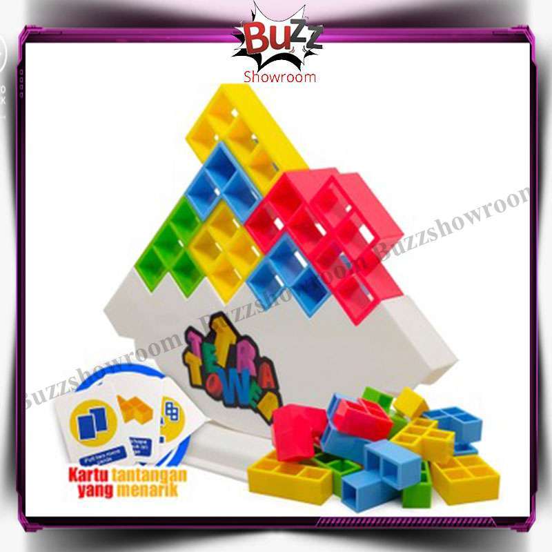 Jual Tetra Tower Mainan Edukasi Anak dan Dewasa Tetris Balancing Game ...