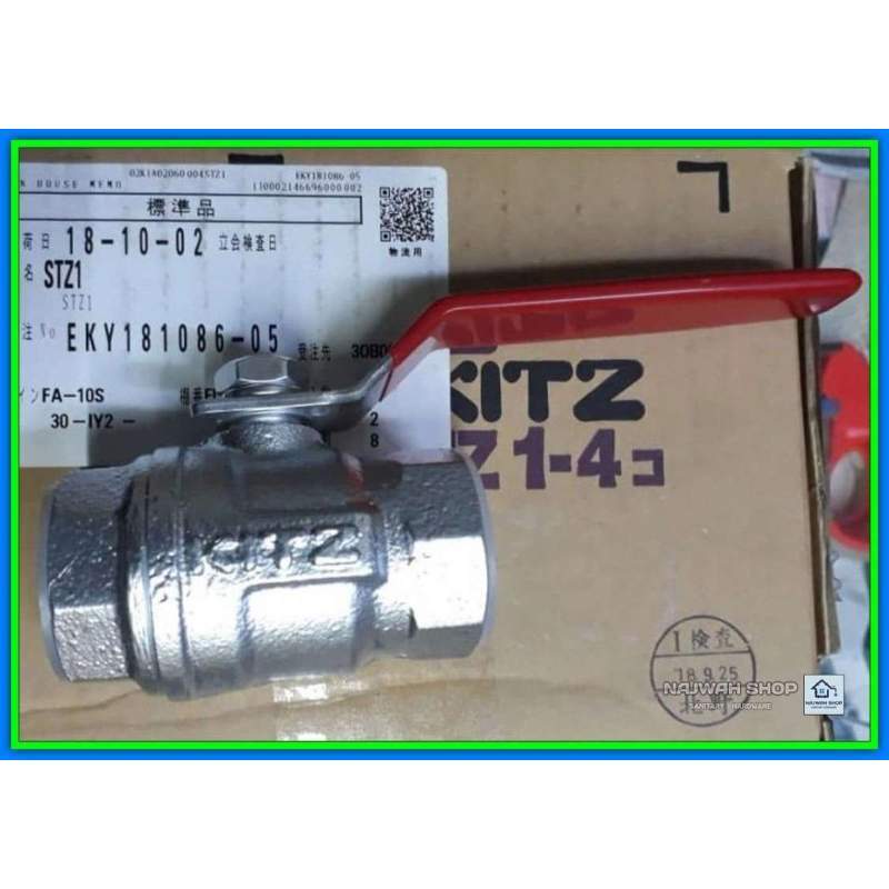 Promo Stop Kran Ball Valve Reduced Bore 2 Inch Kitz Stop Kran Stem 400 ...