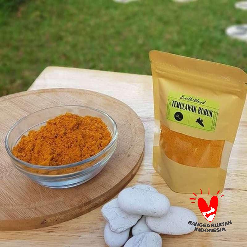 Jual EarthWood Temulawak Bubuk [100 g] di Seller EarthWood Official ...
