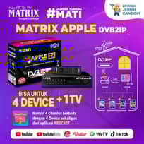 Jual Set Top Box Receiver Matrik Apple HD DVB 2IP 1Gb Di Seller ODETH Jual Set Top Box Receiver Matrik Apple HD DVB 2IP 1Gb Di Seller ODETH