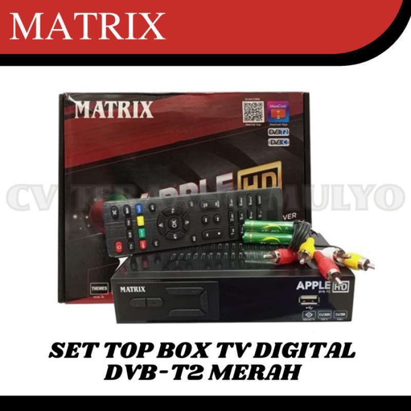 Jual Set Top Box TV Digital DVB-T2 Matrix Apple Digital Terrestrial Receive di Seller ODETH ...