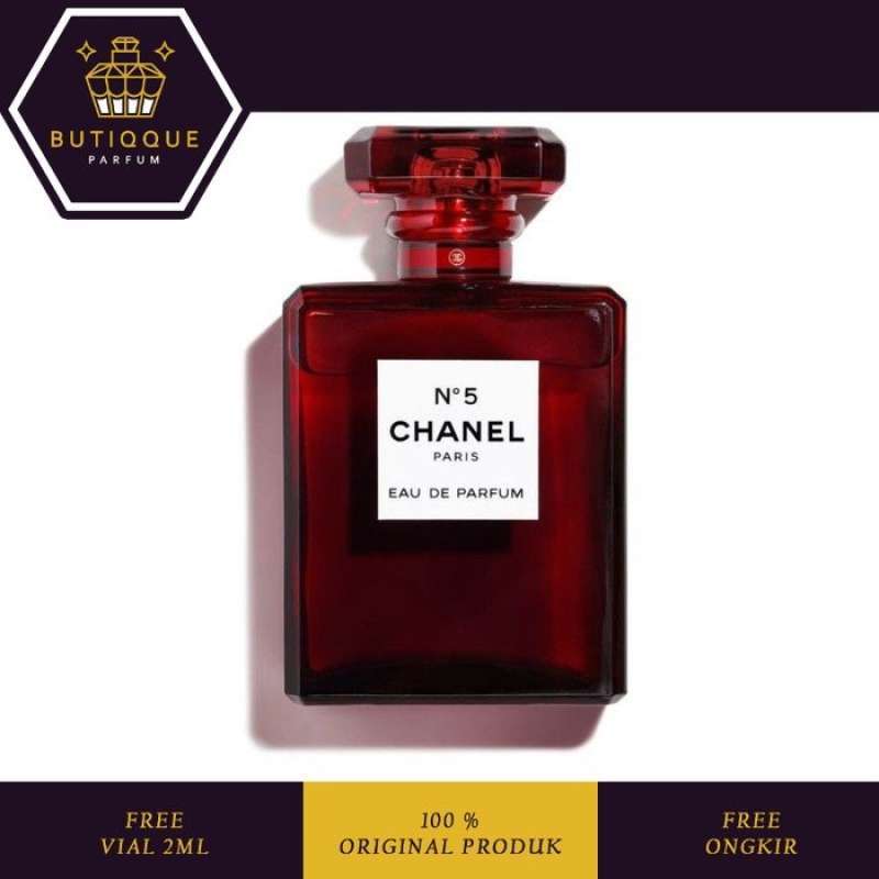 Jual Chanel No 5 Red Edition Edp 100ml Original Full Set Di Seller Kakatuashop - Pasar Manggis ...