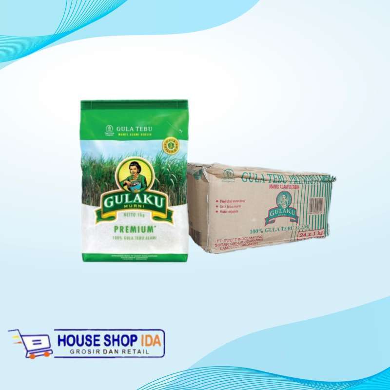 Jual Gula Pasir Gulaku Hijau [1dus / 24pcs] Di Seller Tokko Berkat ...