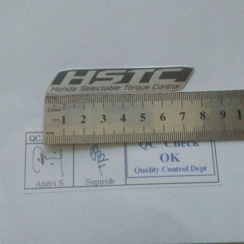Promo sticker stiker logo label tulisan HSTC new pcx 160 original honda ...