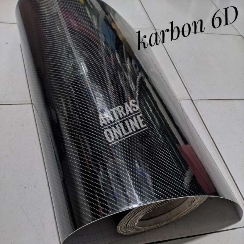 Promo stiker skotlet karbon kevlar 6D glossy sticker motor mobil Diskon ...