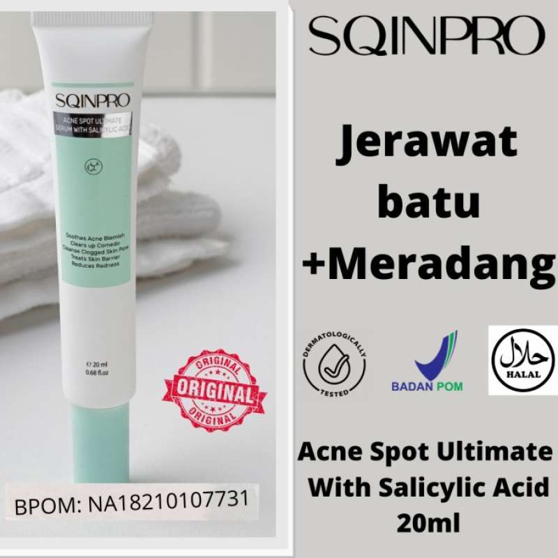Promo Jerawat batu - Jerawat meradang - Sqinpro Acne Spot Ultimate 20ml ...
