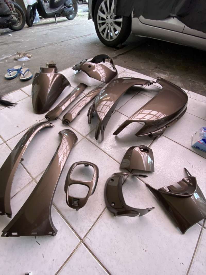 Promo Repaint Scoopy Full Body Titanium Gold Diskon 17% di Seller Nizar ...