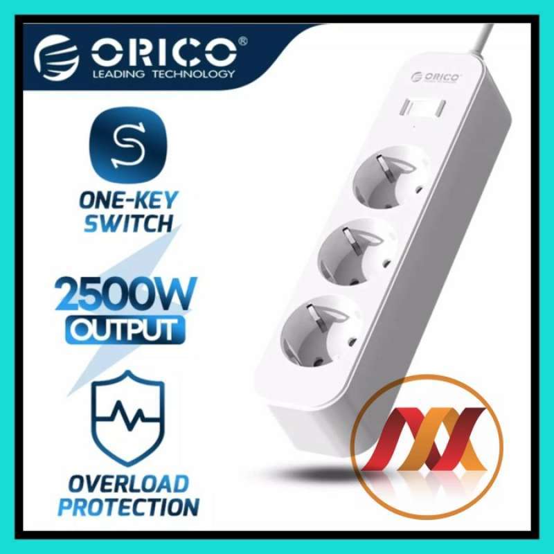 Jual Jual Power Strip 3 Plug Cable 150cm Orico SNI Stop Kontak 10A gs3a ...