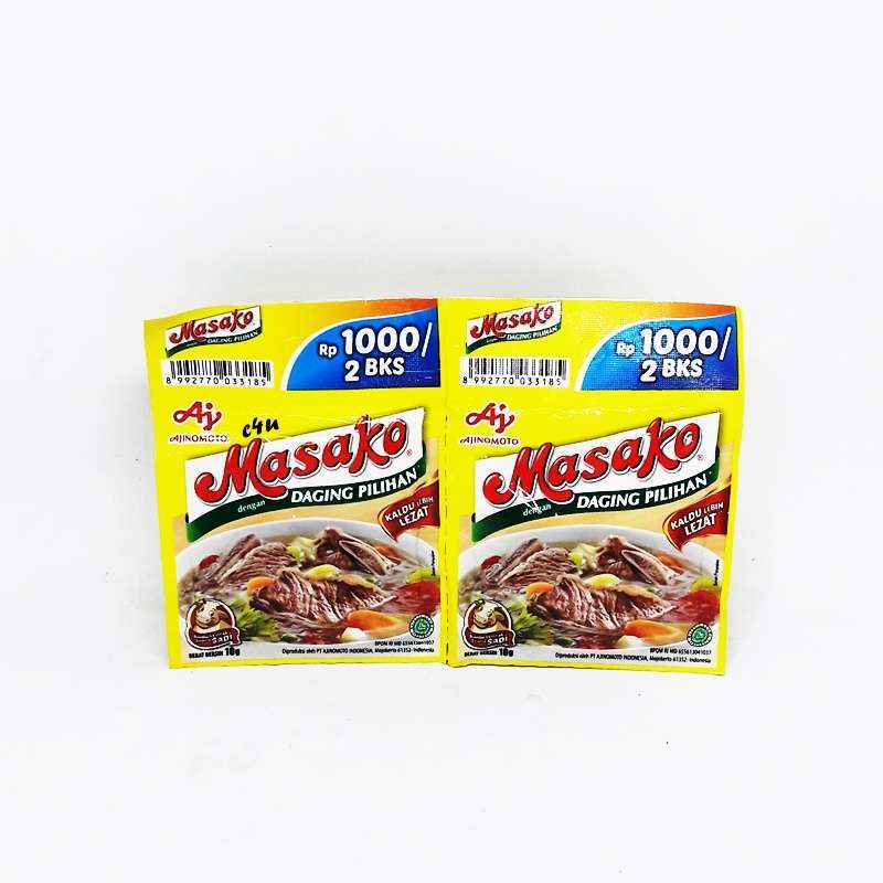 Promo Masako Bubuk Kaldu Sapi Penyedap Rasa [12 Sachet] Diskon 5% Di ...